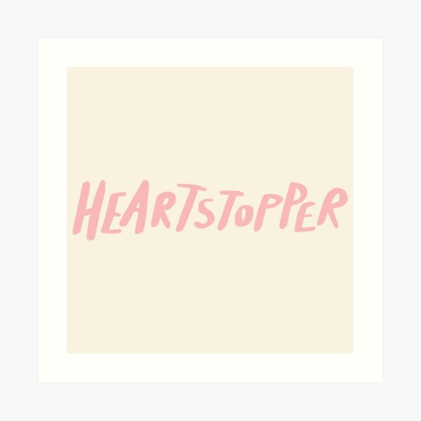 "Heartstopper logo - pink ver. " Art Print for Sale by bubblytank ...