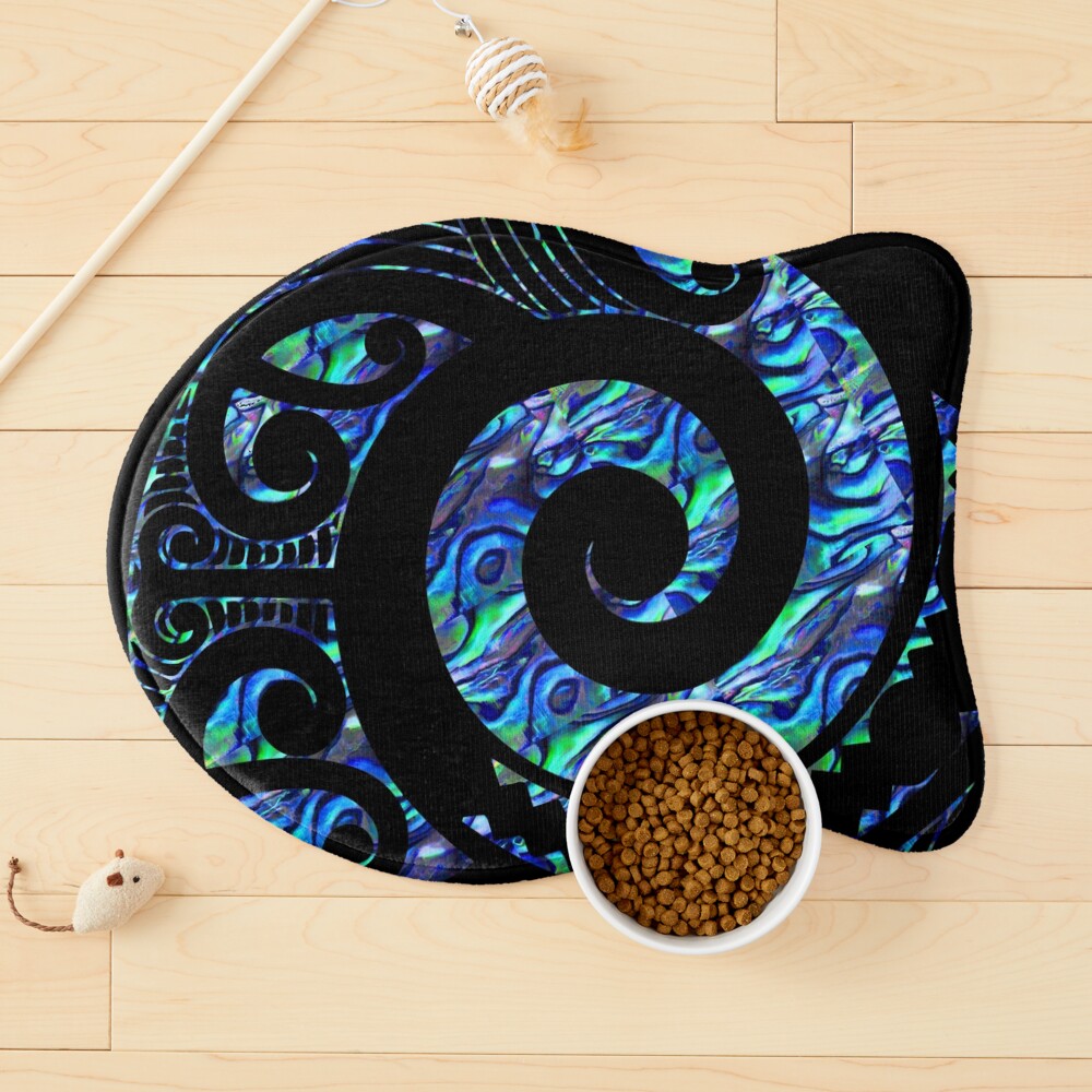 "New Zealand Māori Paua Tattoo Koru Design" Sticker for Sale by ...