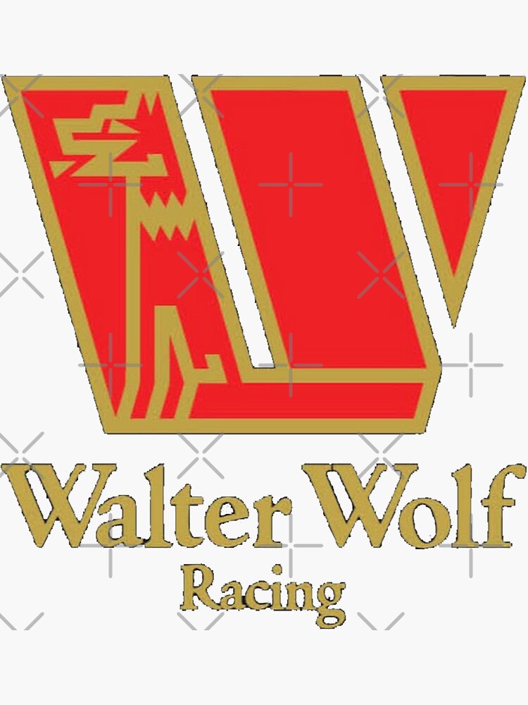 "Walter Wolf Racing" Sticker by adrien72140 | Redbubble