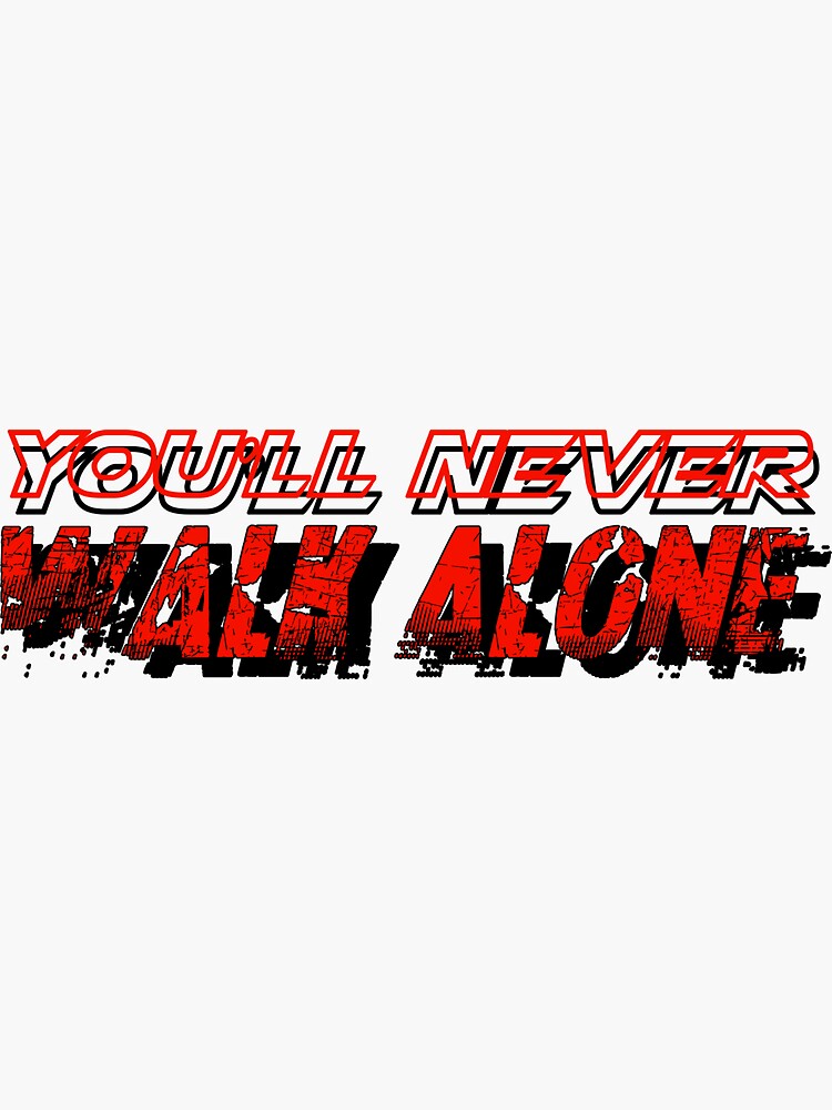 "YNWA" Sticker for Sale by Noel-Jose | Redbubble