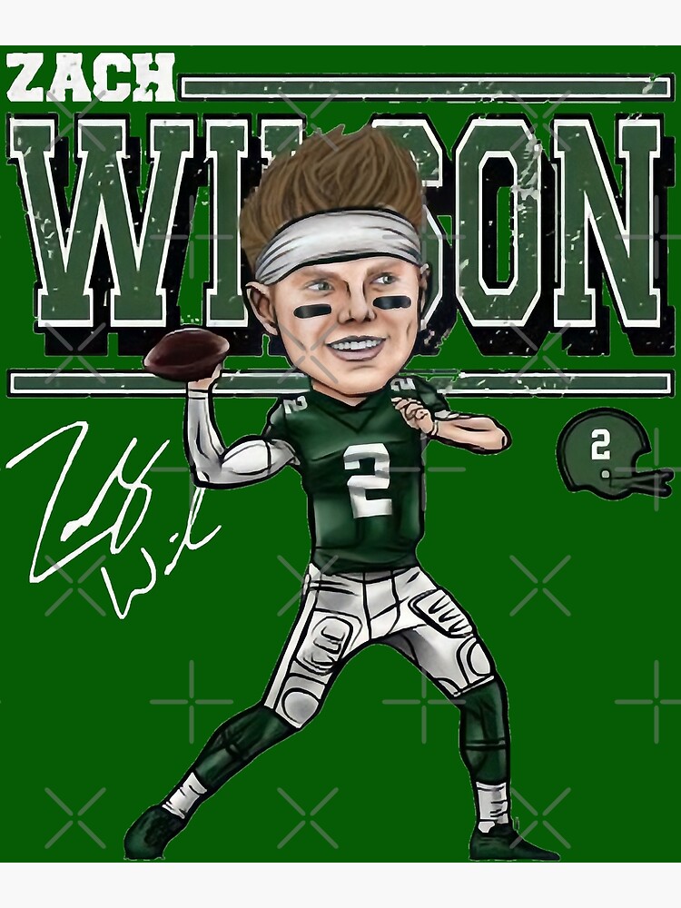 "Zach Wilson Cartoon" Poster for Sale by wardwilliam90 | Redbubble