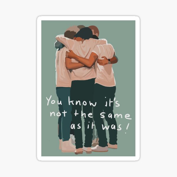 "you know its not the same" Sticker for Sale by YimmysArt | Redbubble
