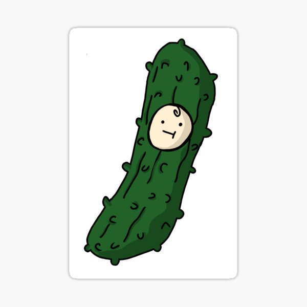 "Pickle Kid" Sticker for Sale by Scarlet-Striker | Redbubble