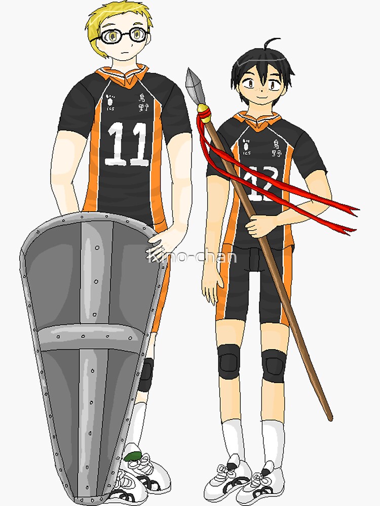 "Haikyuu: Tsukishima and Yamaguchi 5" Sticker for Sale by Kino-chan ...