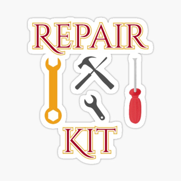 "Repair Kit" Sticker for Sale by ibrahimsn | Redbubble