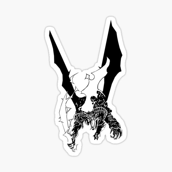 "The Balrog of Morgoth" Sticker for Sale by TwistedBeard | Redbubble