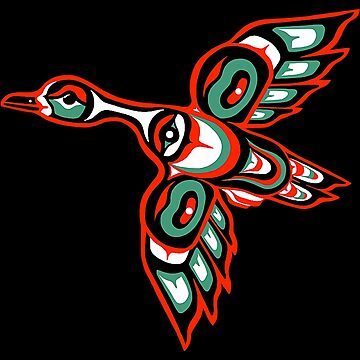 "Haida art, Native American Style, Snow Goose Totem T-Shirt" Kids T ...