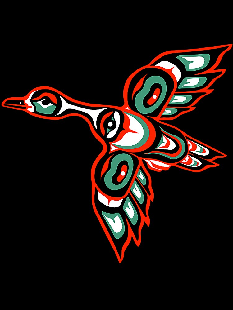 "Haida art, Native American Style, Snow Goose Totem T-Shirt" Kids T ...