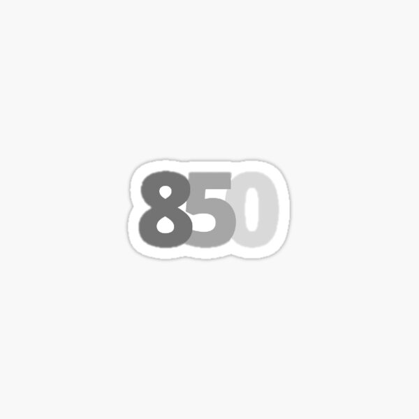"850 Area Code Florida Panhandle" Sticker for Sale by elenaharbi ...