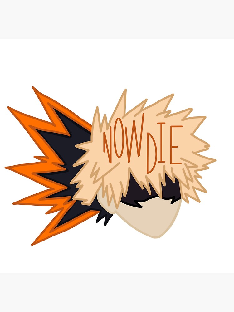 "Bakugo MHA" Sticker by StickityDesigns | Redbubble