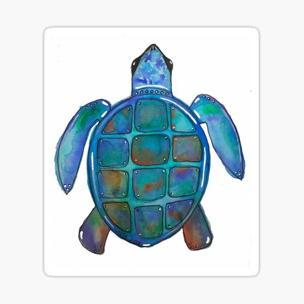 "Tortuga" Sticker by BlazingMoonShop | Redbubble