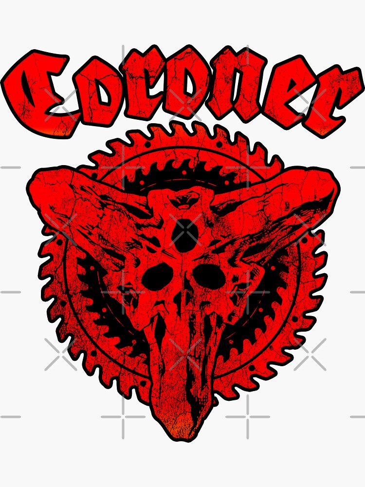 "Coroner Thrash Metal Band" Sticker for Sale by SihnoXOnhis | Redbubble