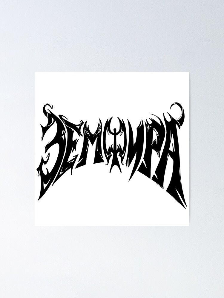 Póster «Земфира/Zemfira Faux Heavy Metal Logo (Negro)» de dandylyins ...