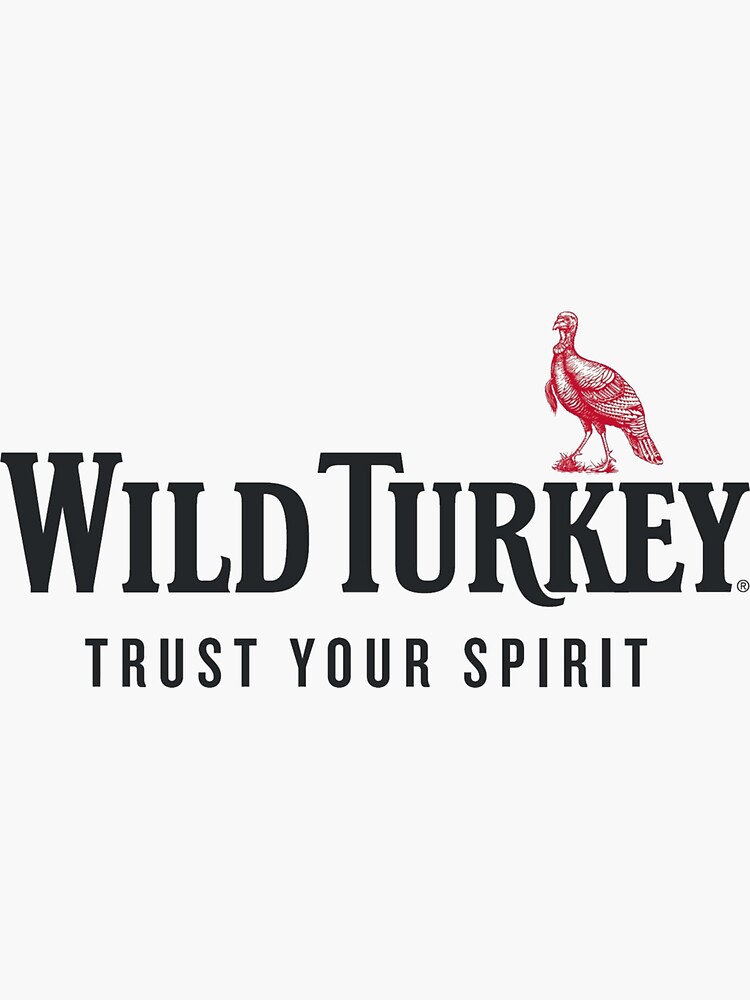 "Wild Turkey Logo" Sticker for Sale by Makattack99 | Redbubble