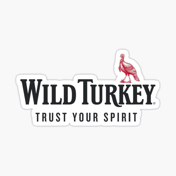 "Wild Turkey Logo" Sticker for Sale by Makattack99 | Redbubble