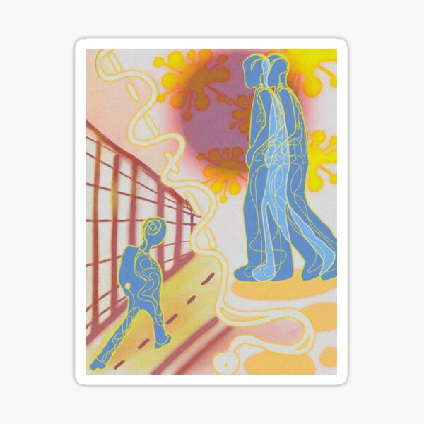 "Pathways" Sticker for Sale by StevieClue | Redbubble