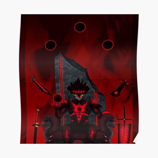 "Black Clover Asta" Poster for Sale by graybarton | Redbubble