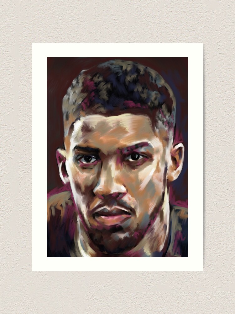 "Anthony Joshua - World Champion Heavyweight Boxer" Art Print by ...
