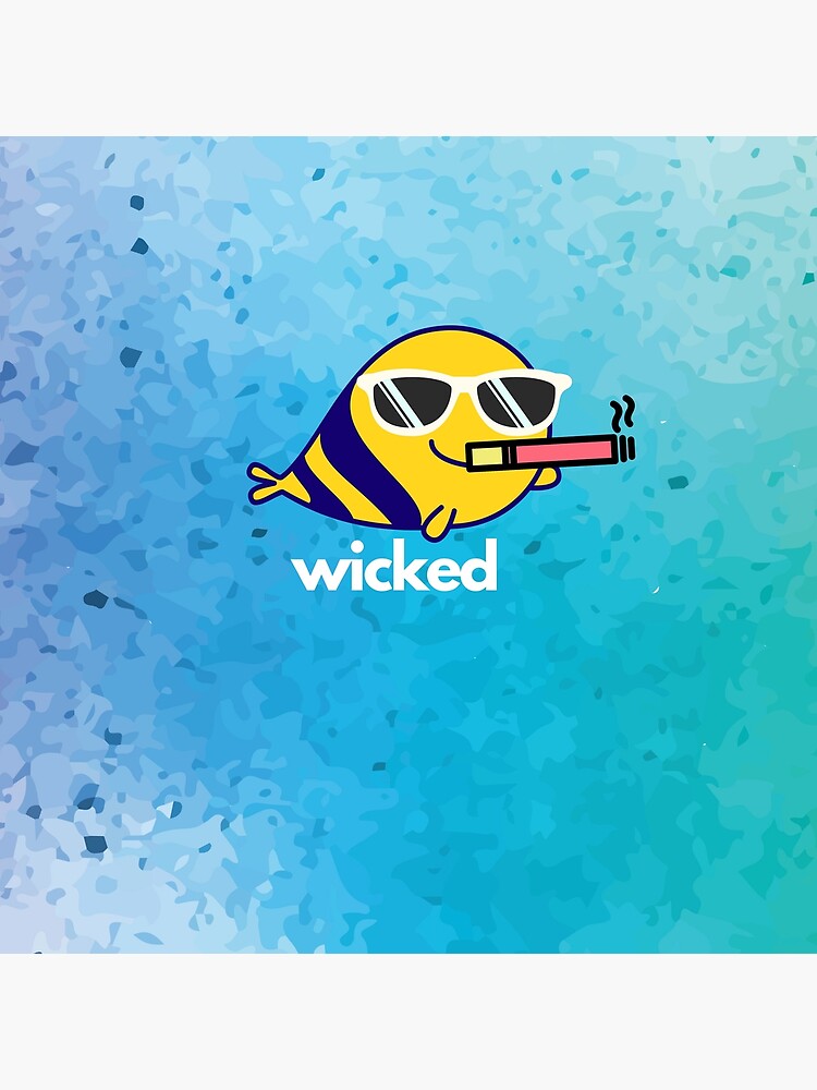 "Fish smoking a cigarette...what?" Poster for Sale by retro-outfitter ...