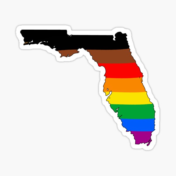 "Florida Philly Pride (QPOC)" Sticker for Sale by Gayesthetic | Redbubble
