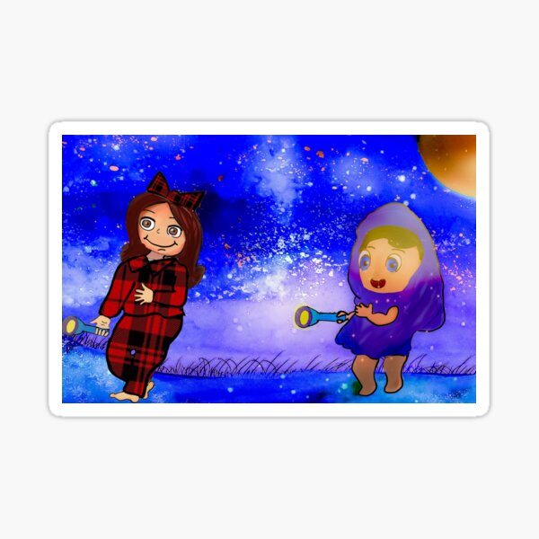 "Night Time is Fun Time" Sticker by AniMallCrossing | Redbubble