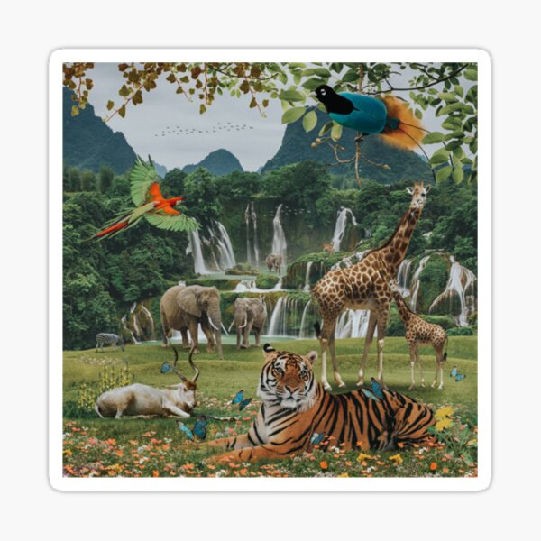 "NEW WORLD " Sticker for Sale by JWcrafter | Redbubble