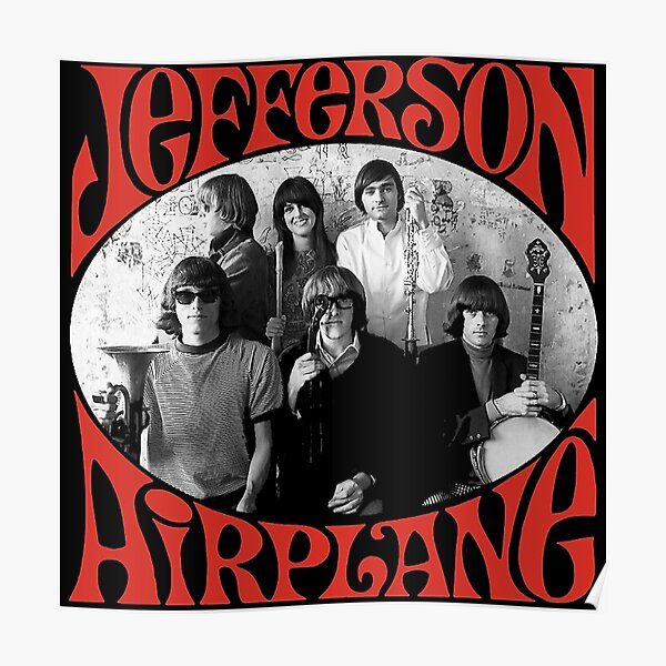 " JEFFERSON AIRPLANE art" Poster for Sale by msweetnambe | Redbubble