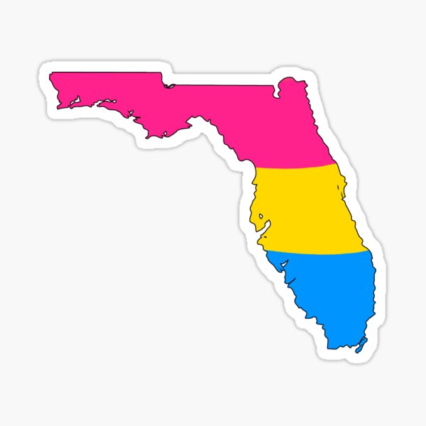 "Florida Pan Pride" Sticker for Sale by Gayesthetic | Redbubble