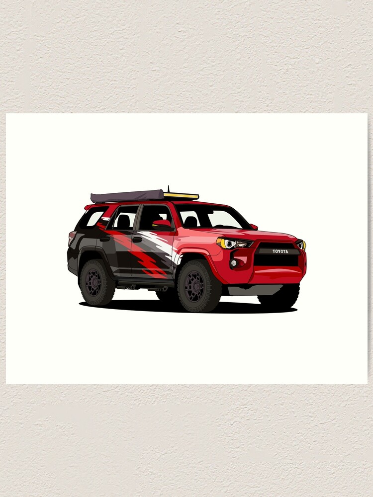 "Toyota 4Runner TRD Pro Illustration" Art Print for Sale by ...