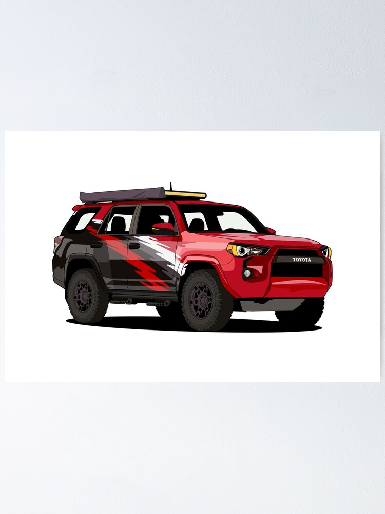 "Toyota 4Runner TRD Pro Illustration" Poster for Sale by ...