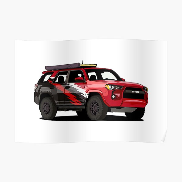 "Toyota 4Runner TRD Pro Illustration" Poster for Sale by ...