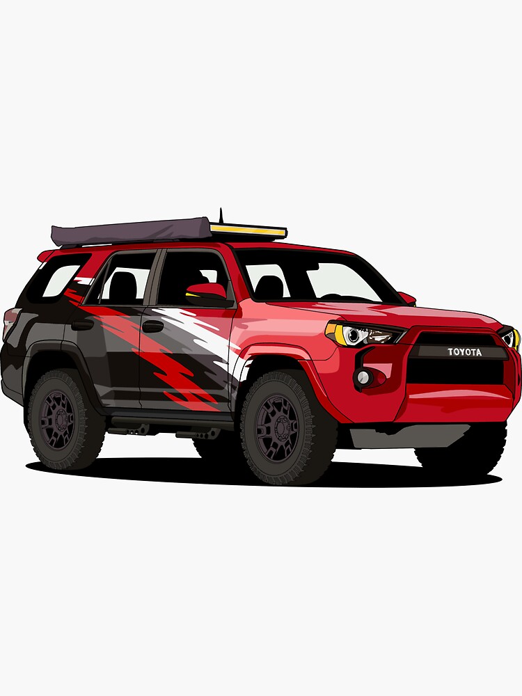 "Toyota 4Runner TRD Pro Illustration" Sticker for Sale by ...