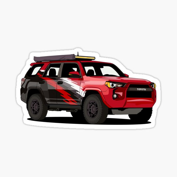 "Toyota 4Runner TRD Pro Illustration" Sticker for Sale by ...