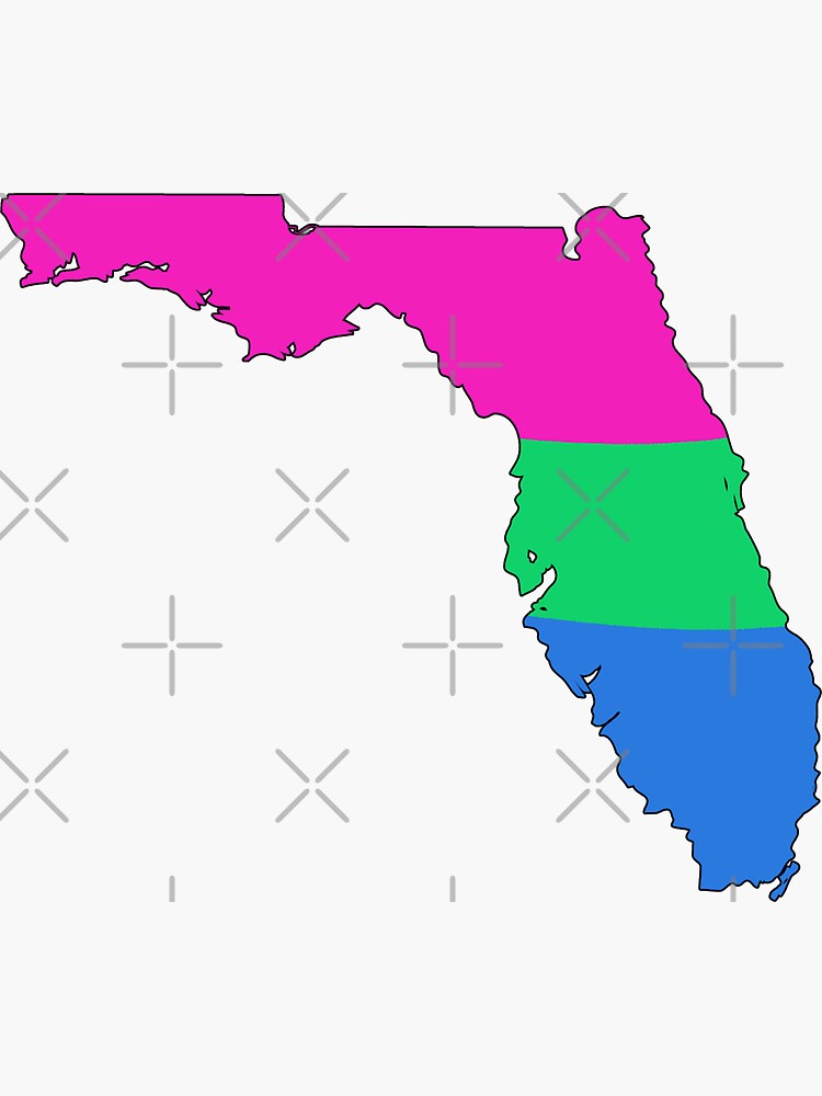 "Florida Poly Pride" Sticker for Sale by Gayesthetic | Redbubble