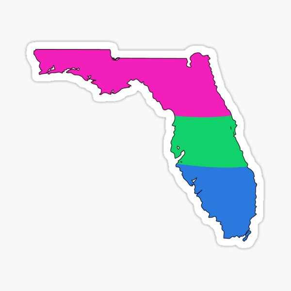 "Florida Poly Pride" Sticker for Sale by Gayesthetic | Redbubble
