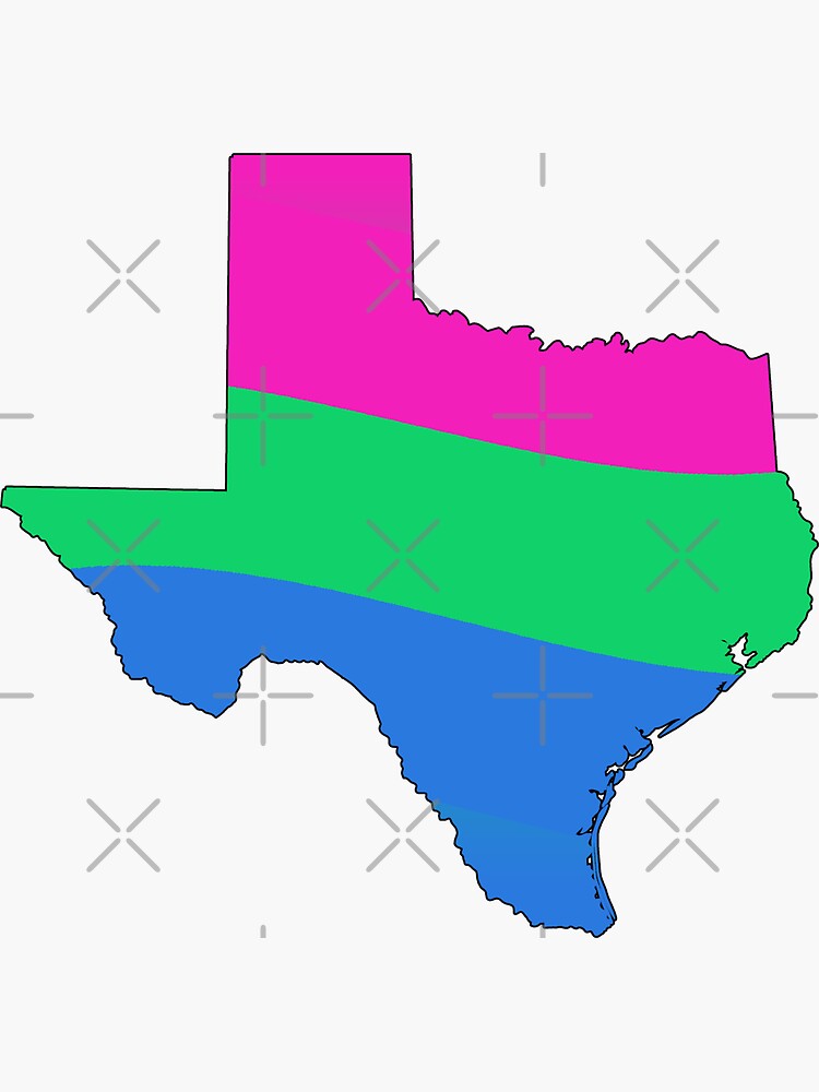 "Texas Poly Pride" Sticker by Gayesthetic | Redbubble