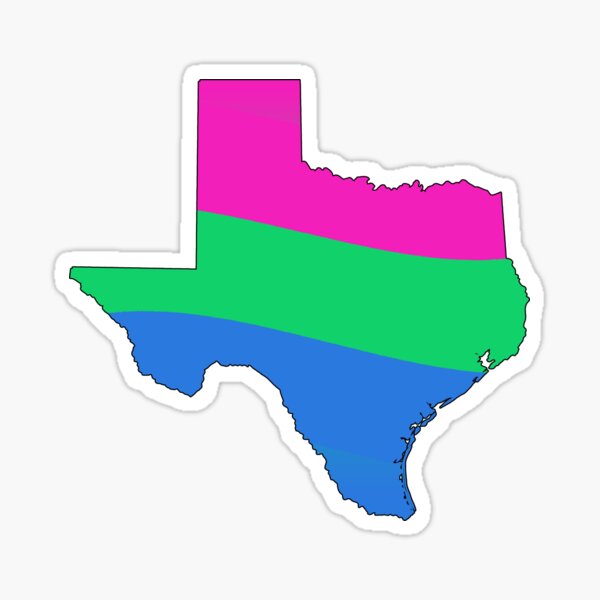 "Texas Poly Pride" Sticker by Gayesthetic | Redbubble