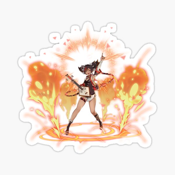 "Genshin Impact Xinyan" Sticker by xszone | Redbubble