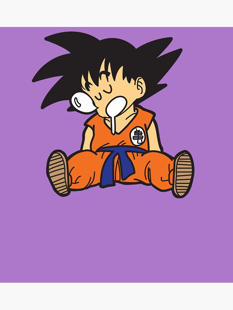 "Sleepy Goku" Poster for Sale by AudiMitche | Redbubble