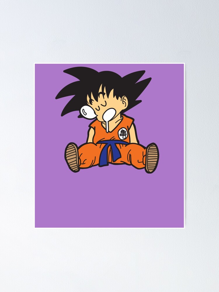 "Sleepy Goku" Poster for Sale by AudiMitche | Redbubble