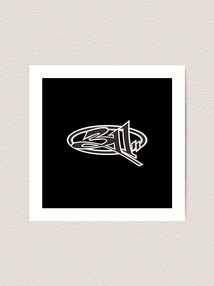 "white best 311 band logo" Art Print for Sale by martinvianoc | Redbubble