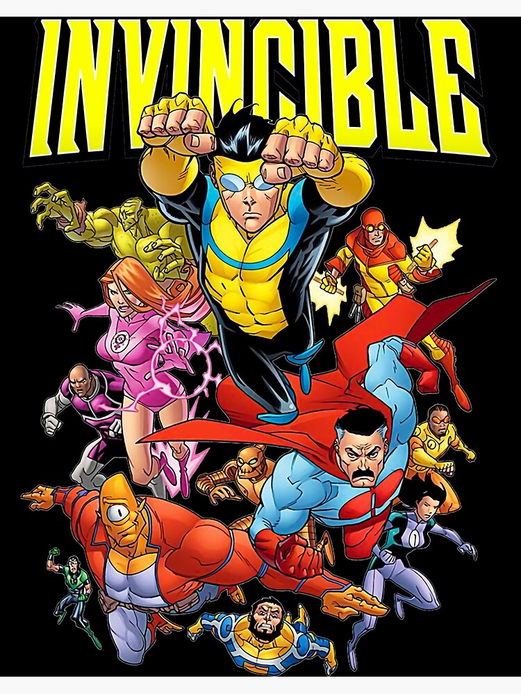 "Invincible invincible cartoon" Art Board Print for Sale by Tikooo536 ...
