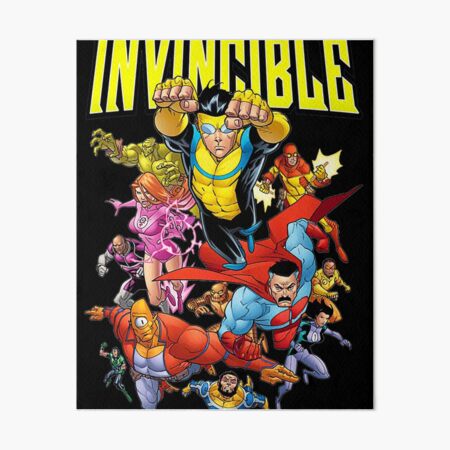 "Invincible invincible cartoon" Art Board Print for Sale by Tikooo536 ...