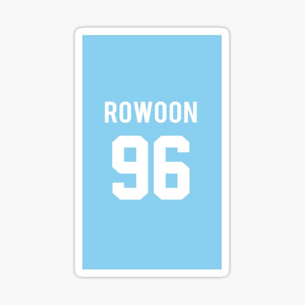 "SF9 · Rowoon · Blue" Sticker by emmar19 | Redbubble