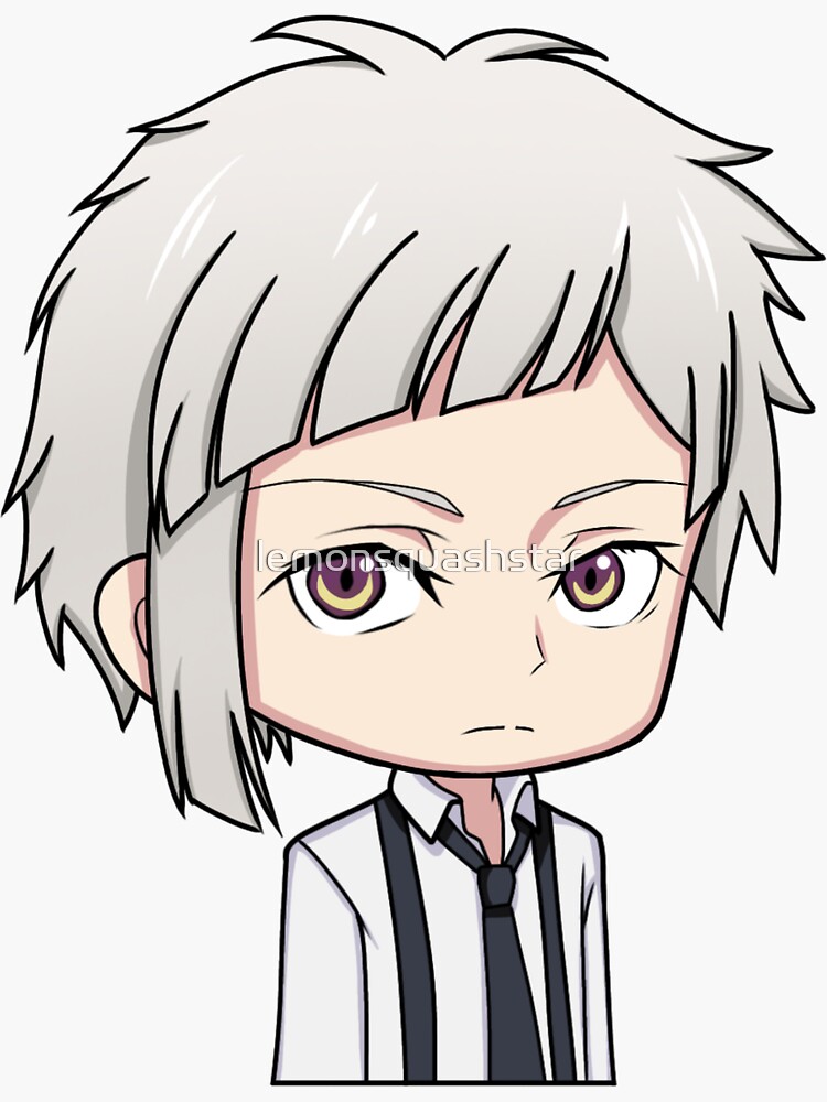 "Atsushi - Bungou Stray Dogs" Sticker for Sale by lemonsquashstar ...