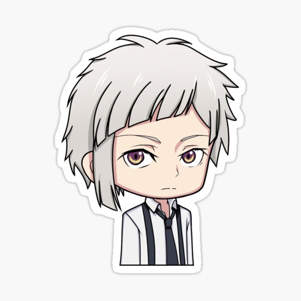 "Atsushi - Bungou Stray Dogs" Sticker for Sale by lemonsquashstar ...