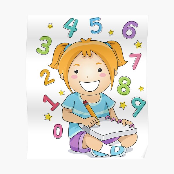 " numbers training for kids" Poster for Sale by blessedtoddler | Redbubble