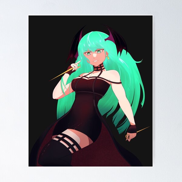 "Morrigan Aensland" Poster for Sale by SolidusART | Redbubble