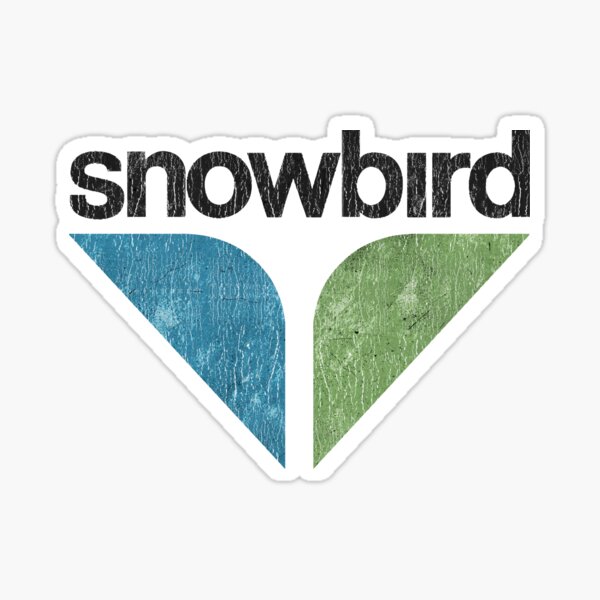"Snowbird" Sticker by Husdaenon | Redbubble