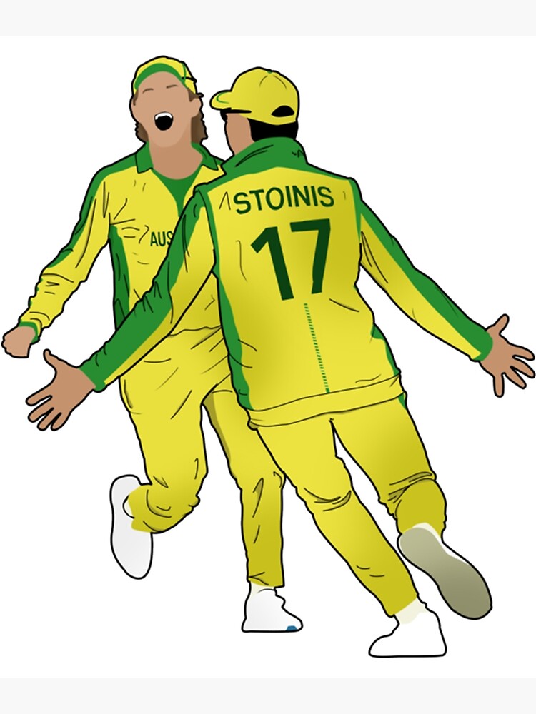 "Marcus Stoinis and Adam Zampa " Poster for Sale by D4Biz | Redbubble